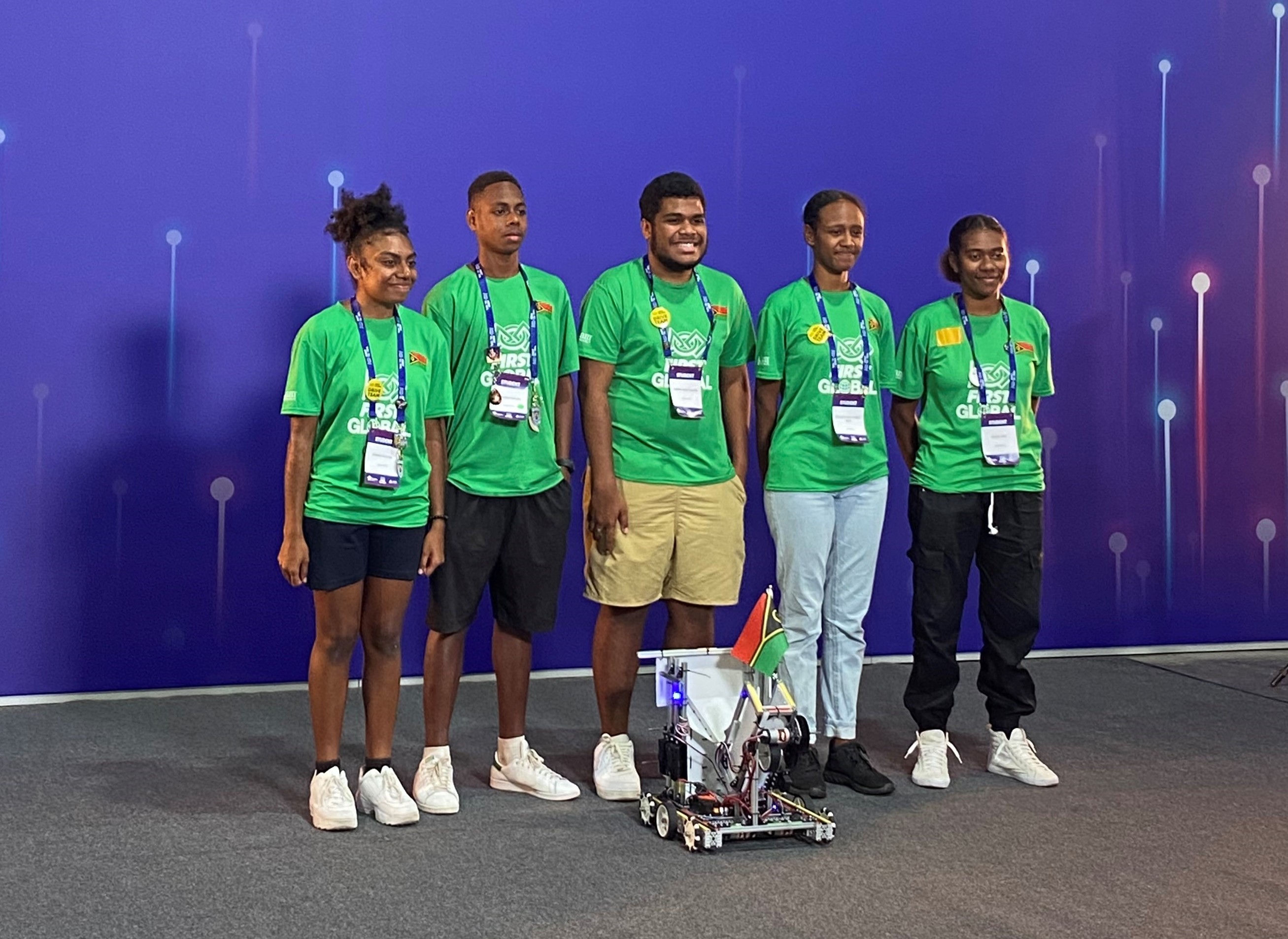 Peace Corps - Peace Corps Vanuatu supports students at Global Robotics Challenge