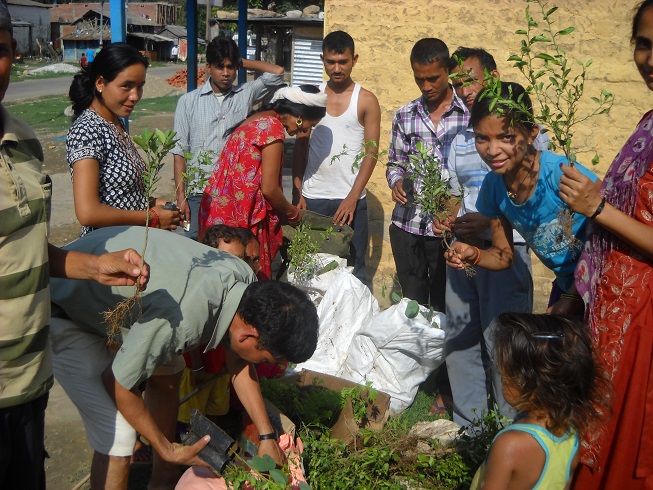Peace Corps - In Nepal, planting trees for life